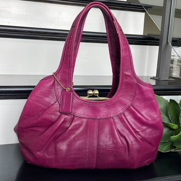 Coach | Bags | Coach Ergo Vachetta Leather Shoulder Handbag Purse ...